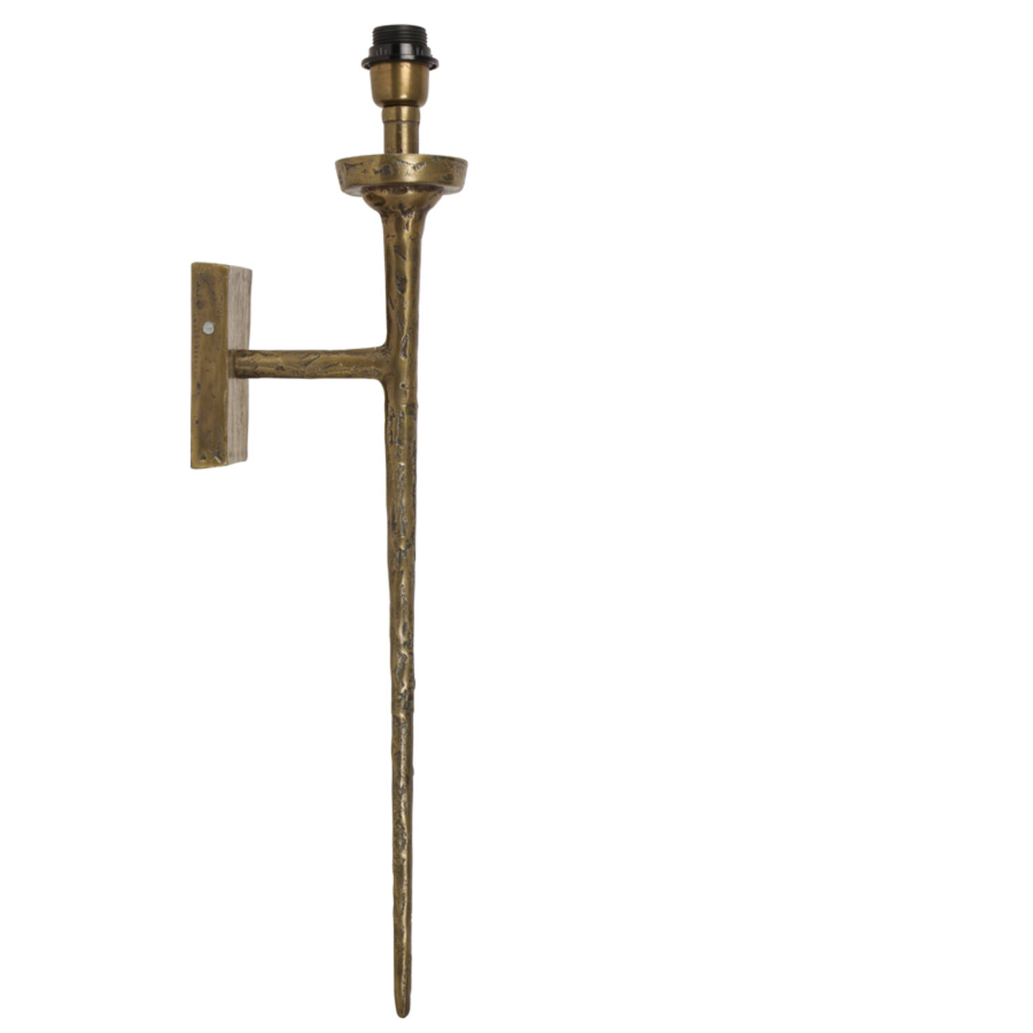 Klassische goldene Wandlampe Fackel Light and Living Torch ...