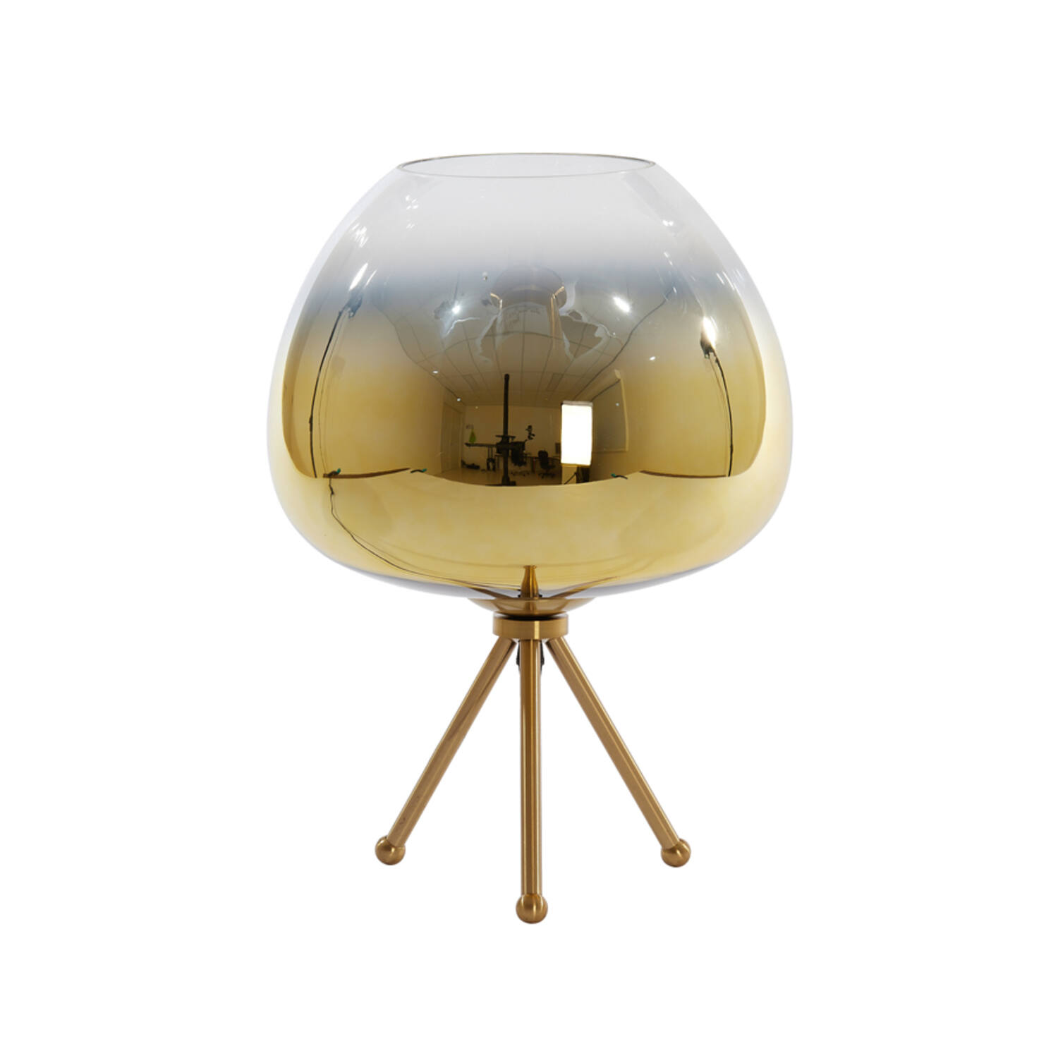 Retro goldene Dreibein-Tischlampe Light and Living Mayson - Vivaleuchten.de