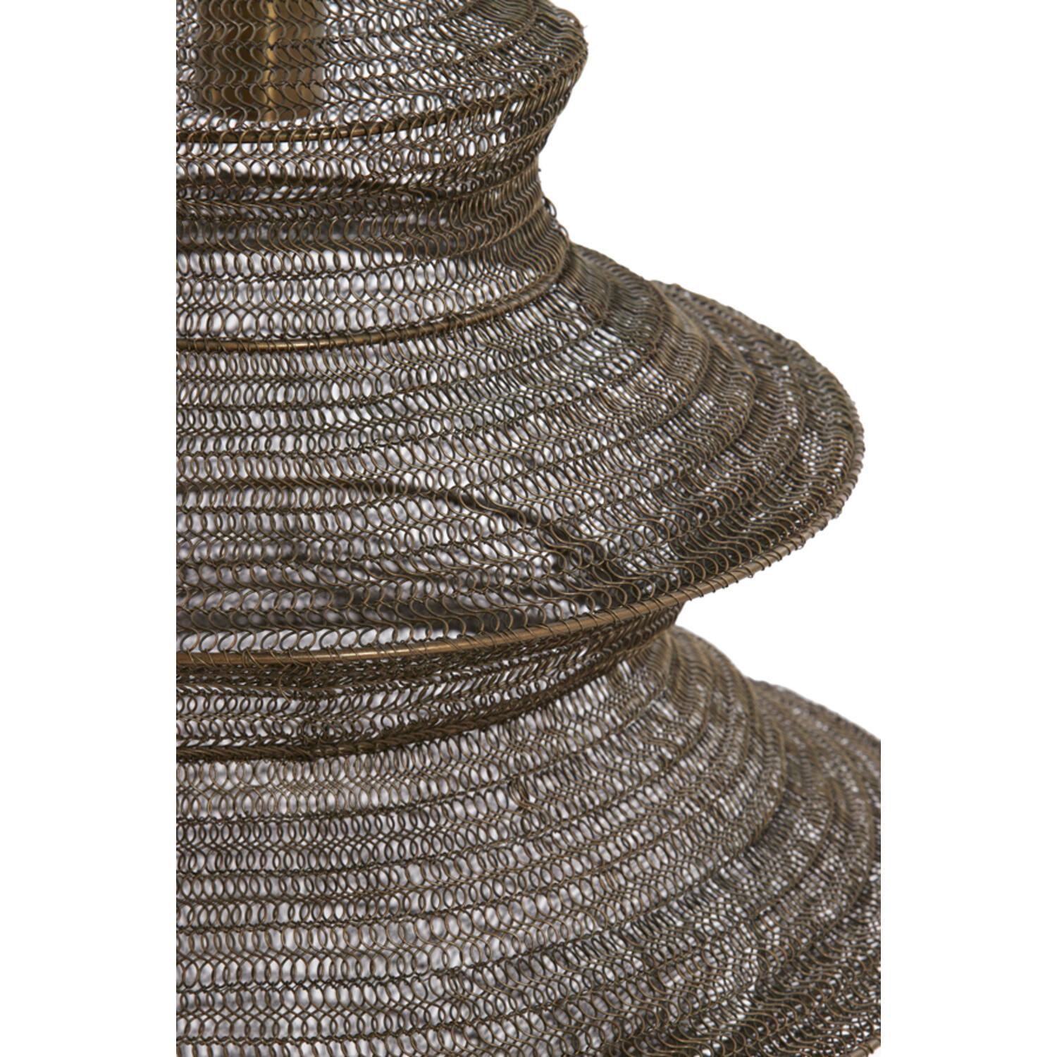 Rustikale Hängelampe aus braunem Textil Light and Living Nakisha ...