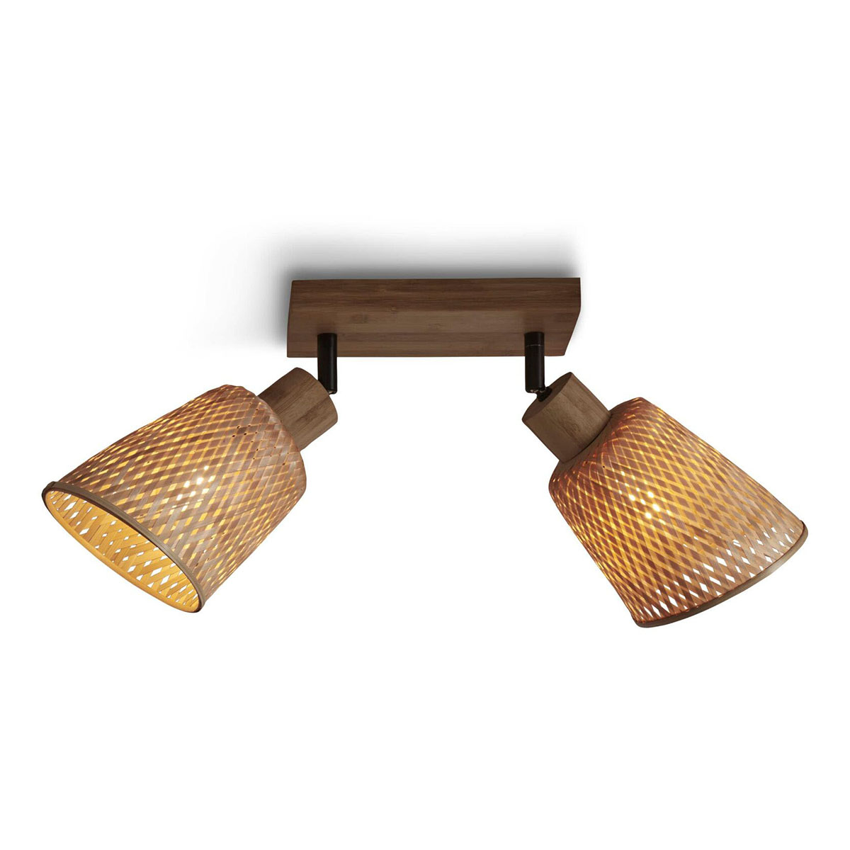 Bohemian-Bambus-Deckenleuchte in Natur GOOD&MOJO Java - Vivaleuchten.de