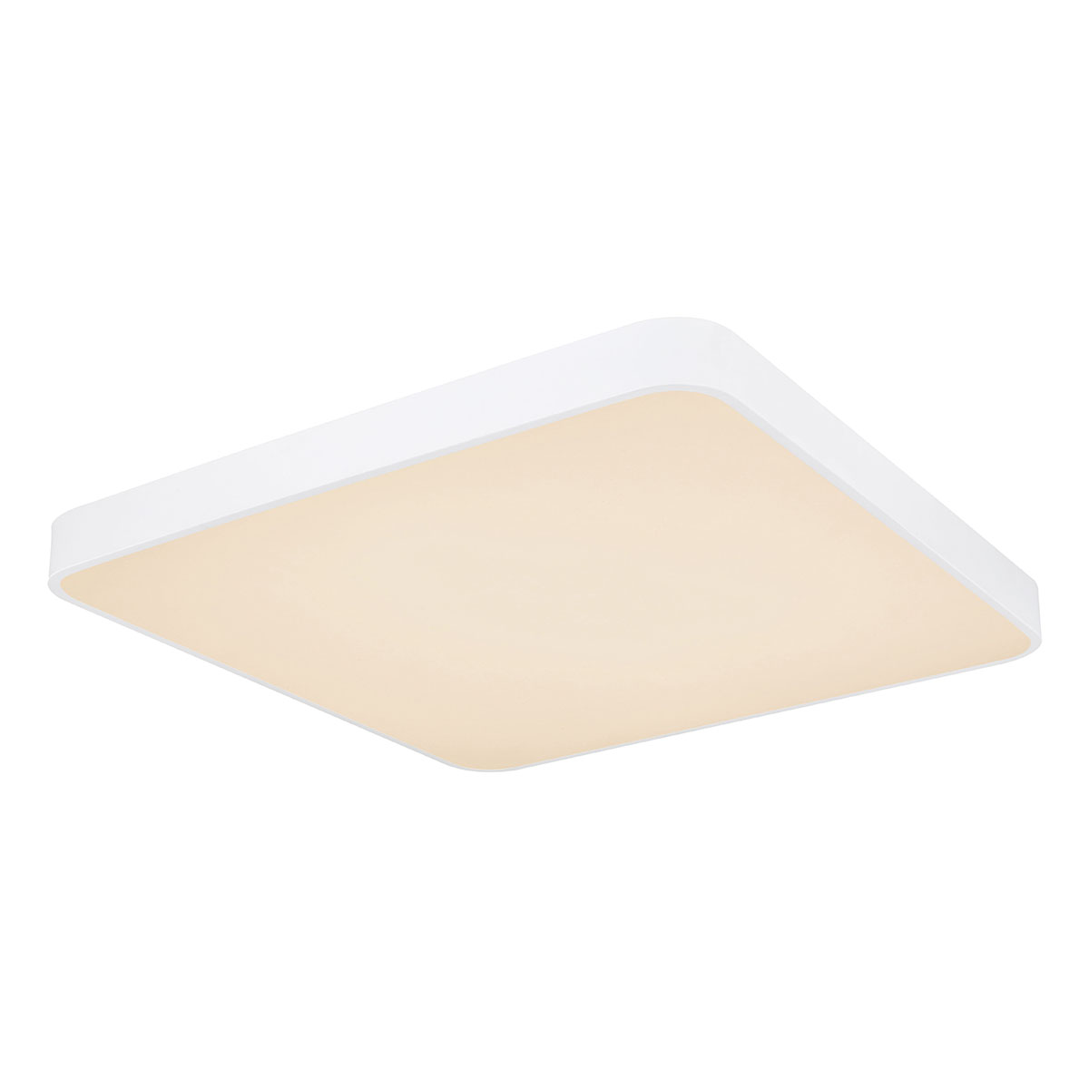 Moderne weiße quadratische Deckenlampe Globo Leanara - Vivaleuchten.de