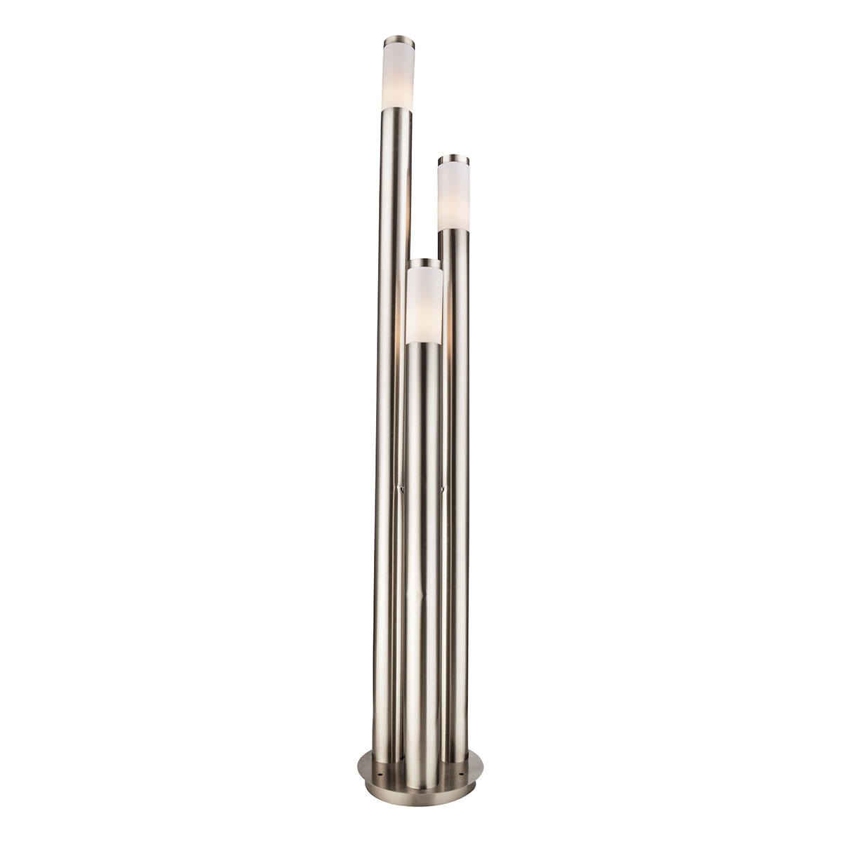 Silberne moderne Metall-Außenlampen Globo Boston - Vivaleuchten.de