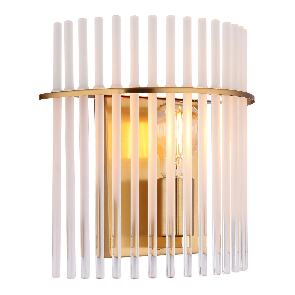 Elegante Wandleuchte mit Glasstangen-Design Gorley - Vivaleuchten.de